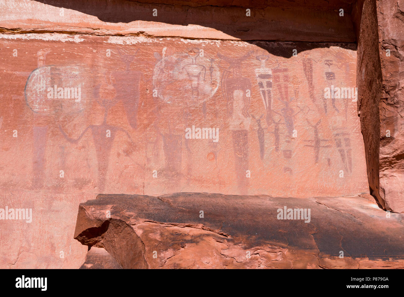 Petroglyphs, Courthouse Wash Rock Art, Moab Canyon, Moab, Arches ...