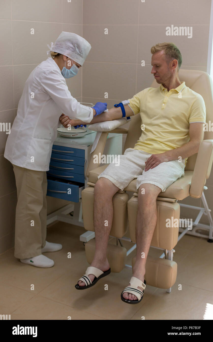 Patient Hospital Bed Blood Transfusion High Resolution Stock ...