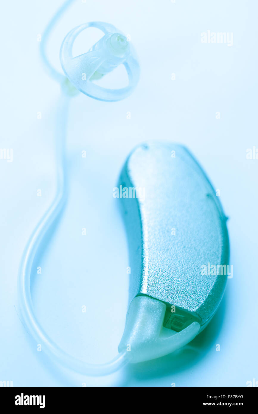 Digital modern technology hearing aid device to help the deaf and har ...