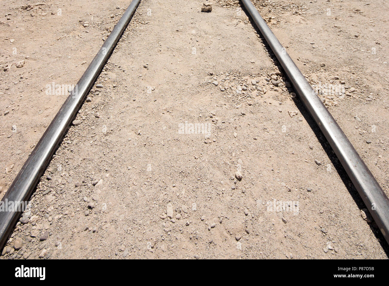 Abandoned rail tracks, as simple as they can be Stock Photo - Alamy