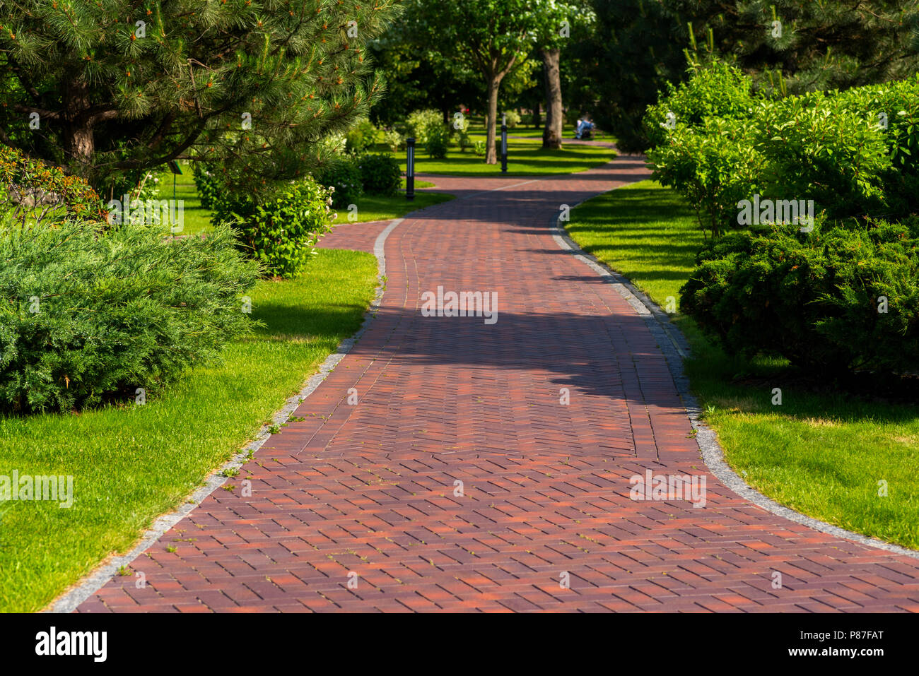 Twisting path in natural park hi-res stock photography and images - Alamy