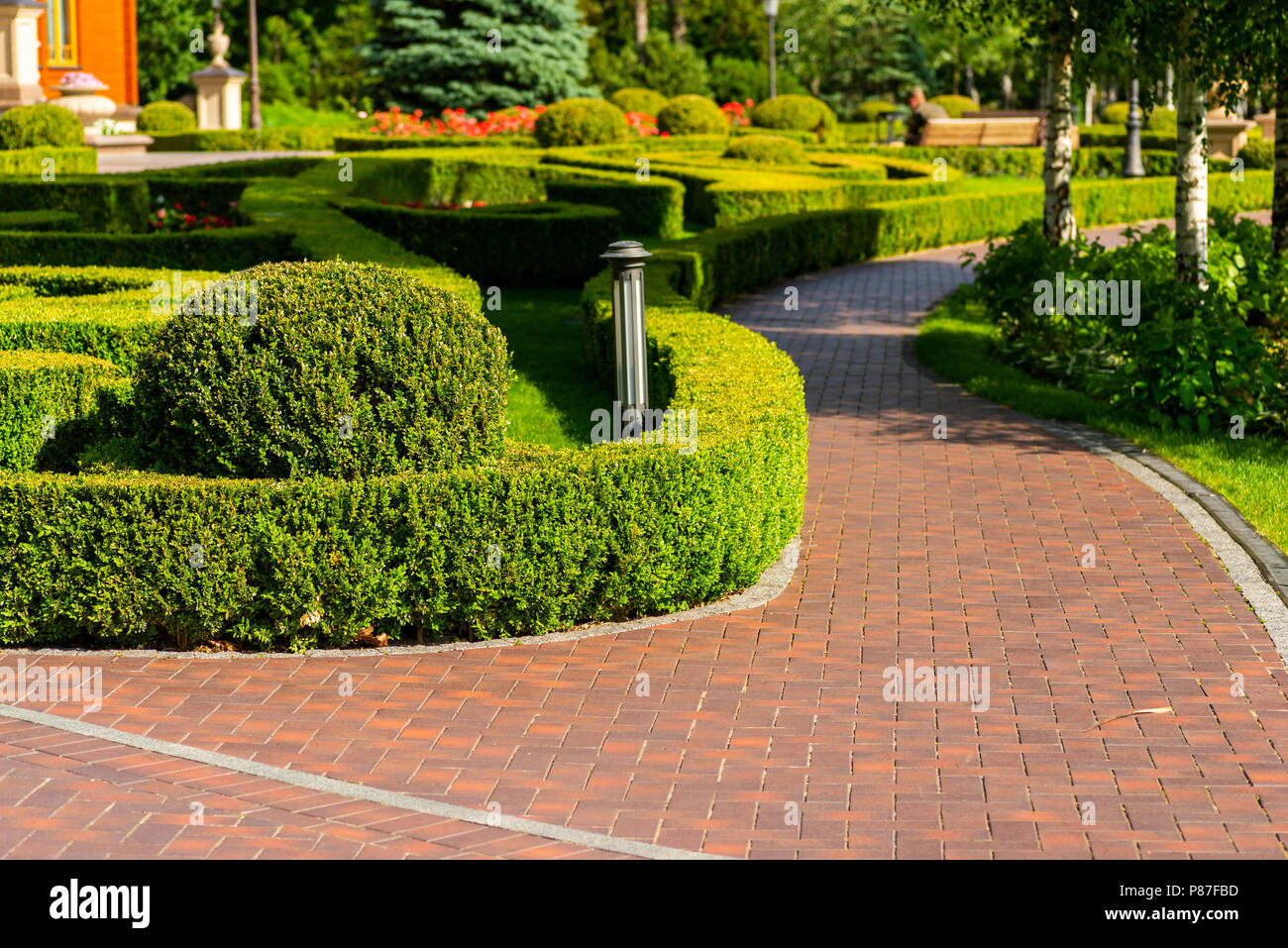 Twisting path in natural park hi-res stock photography and images - Alamy