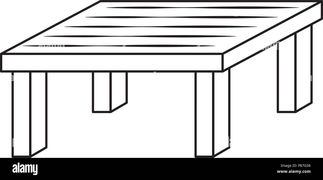 table icon over white background, vector illustration Stock Vector ...