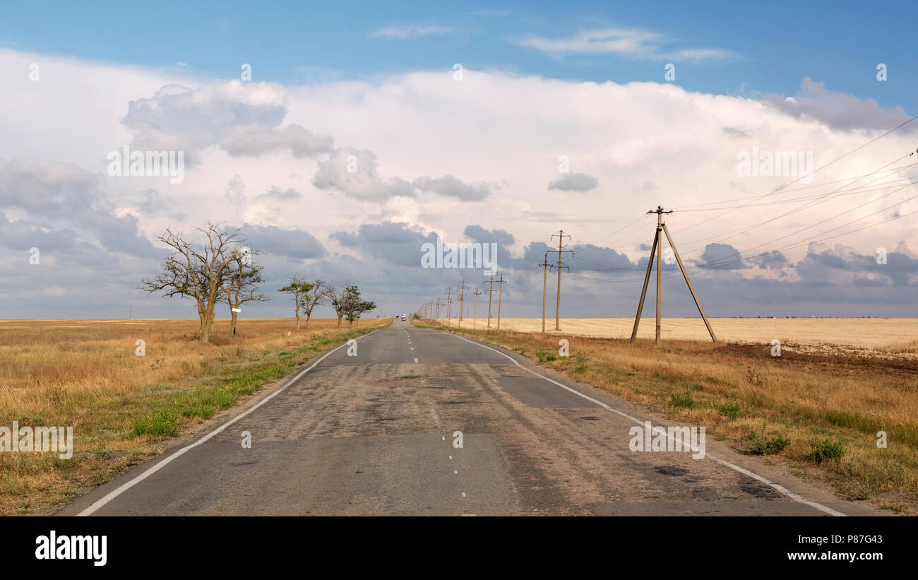 Old road landscape hi-res stock photography and images - Alamy