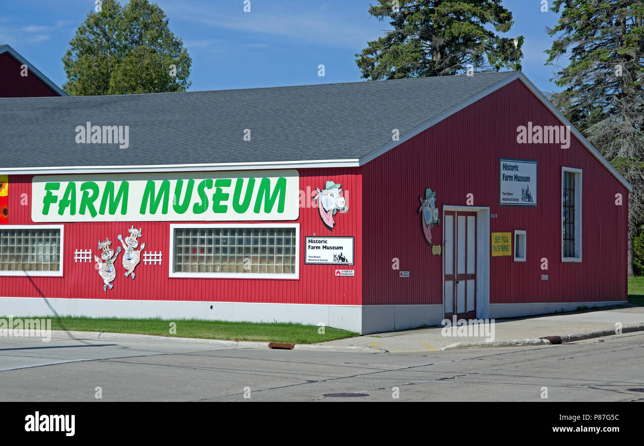 Farm Museum Two Rivers, Wisconsin Stock Photo - Alamy