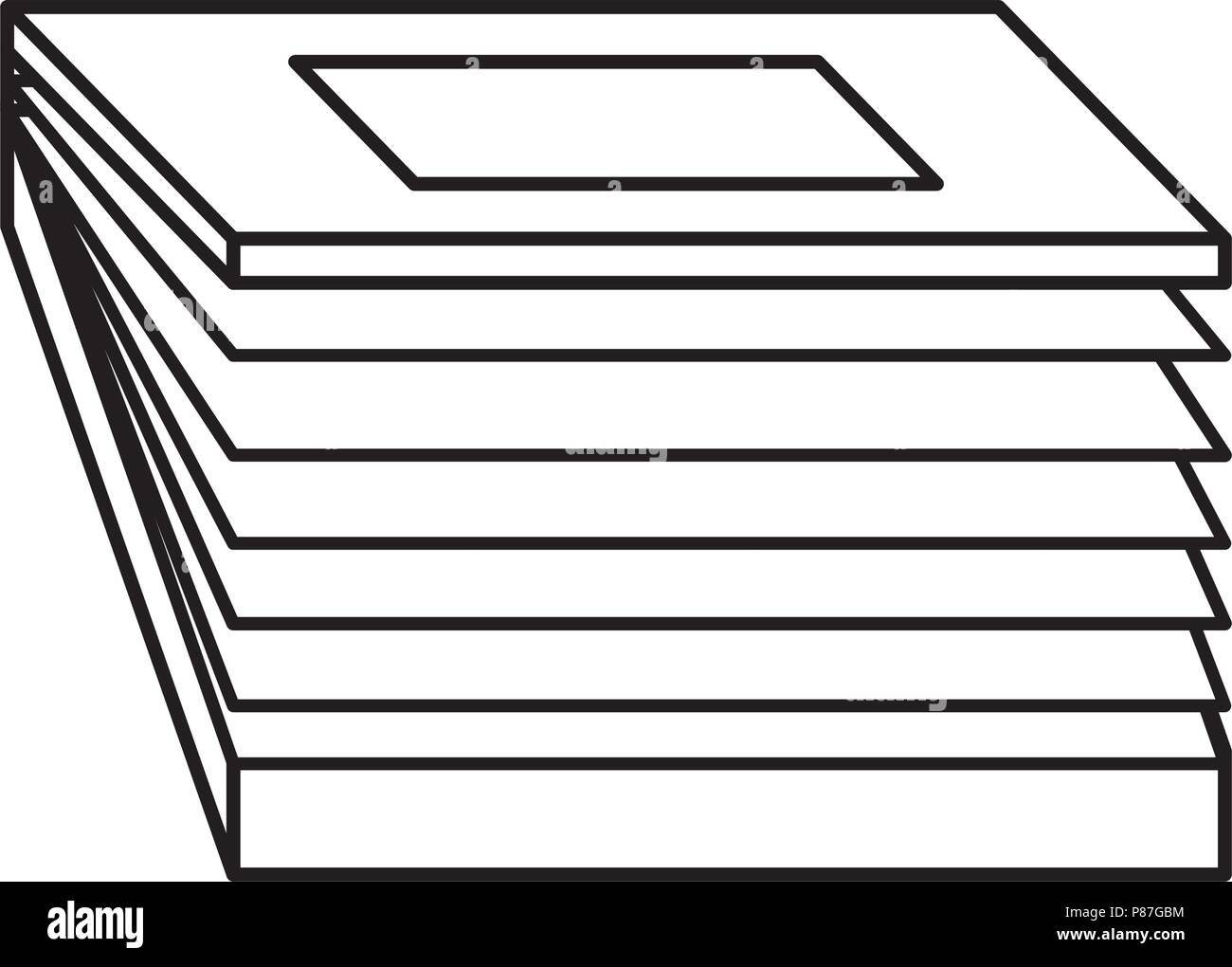 book icon over white background, vector illustration Stock Vector Image ...