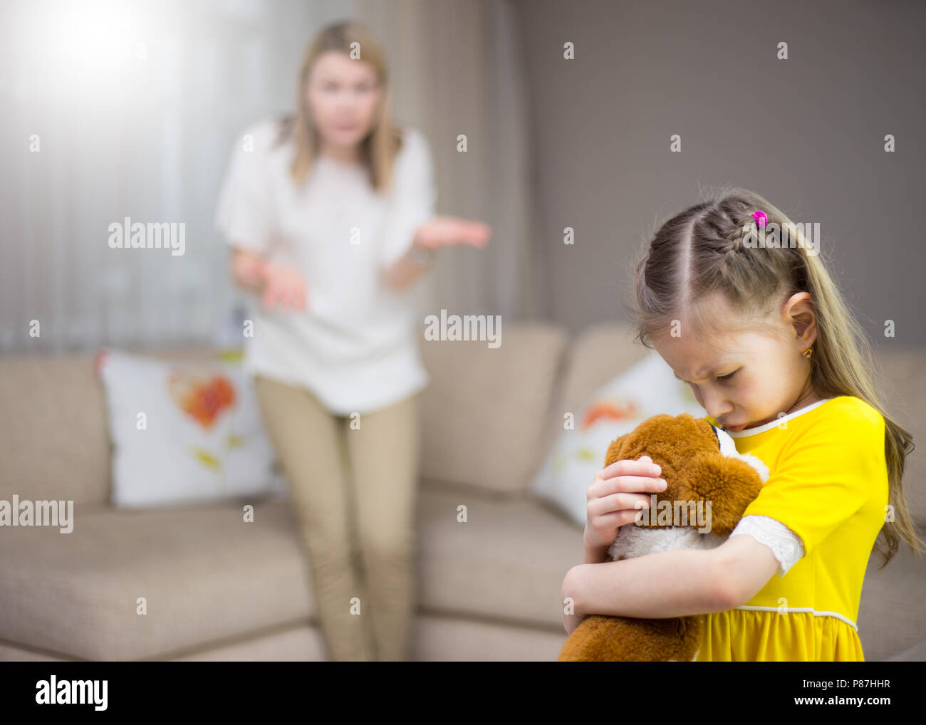 Mother scold daughter hi-res stock photography and images - Alamy