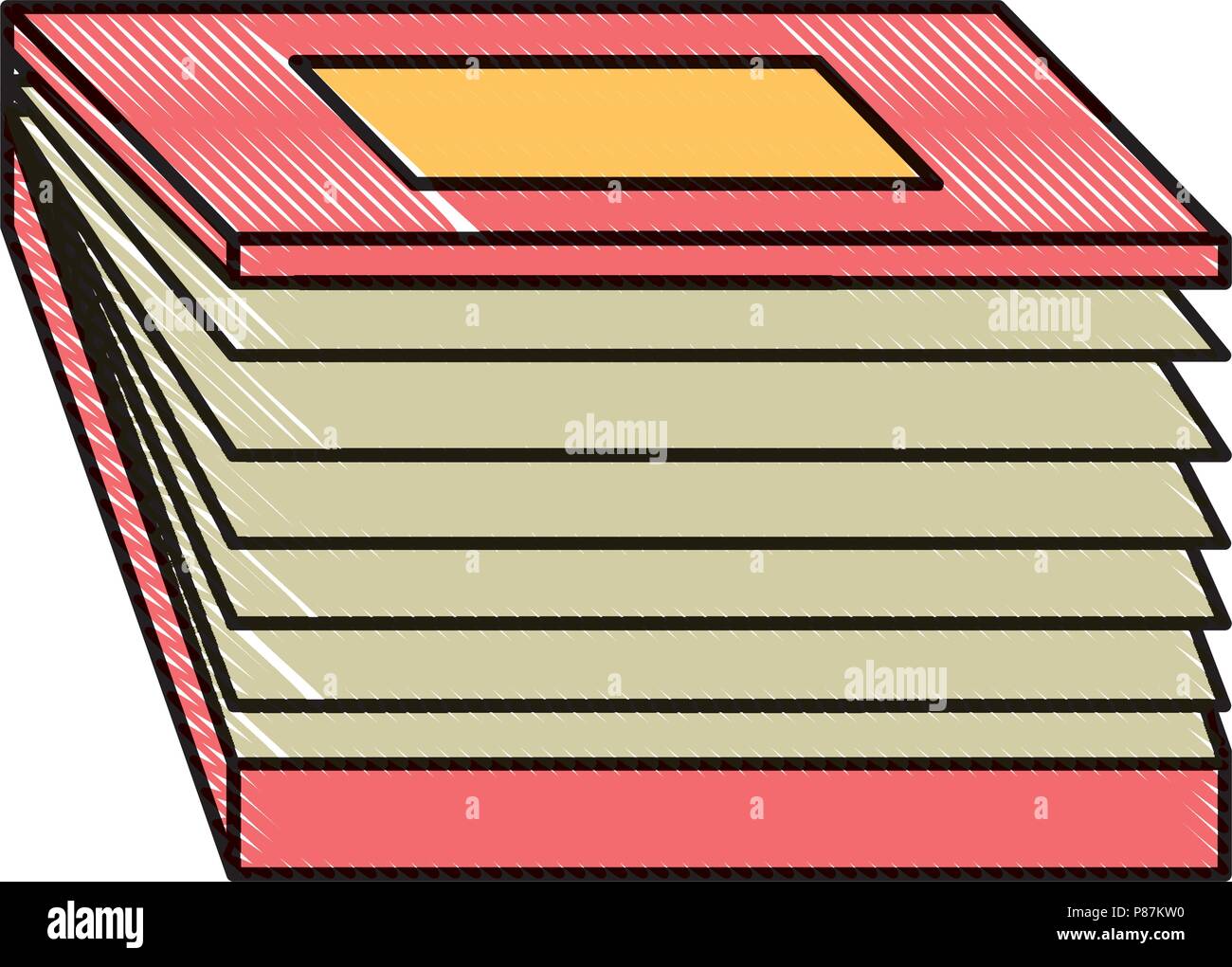 book icon over white background, vector illustration Stock Vector Image ...