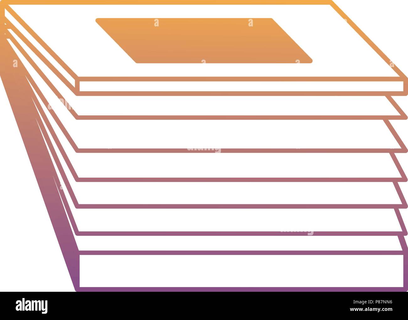 book icon over white background, vector illustration Stock Vector Image ...