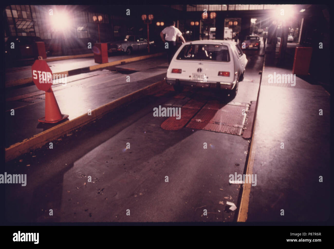 5Car That Has Just Been through an Exhaust Analyzer Test for Carbon ...