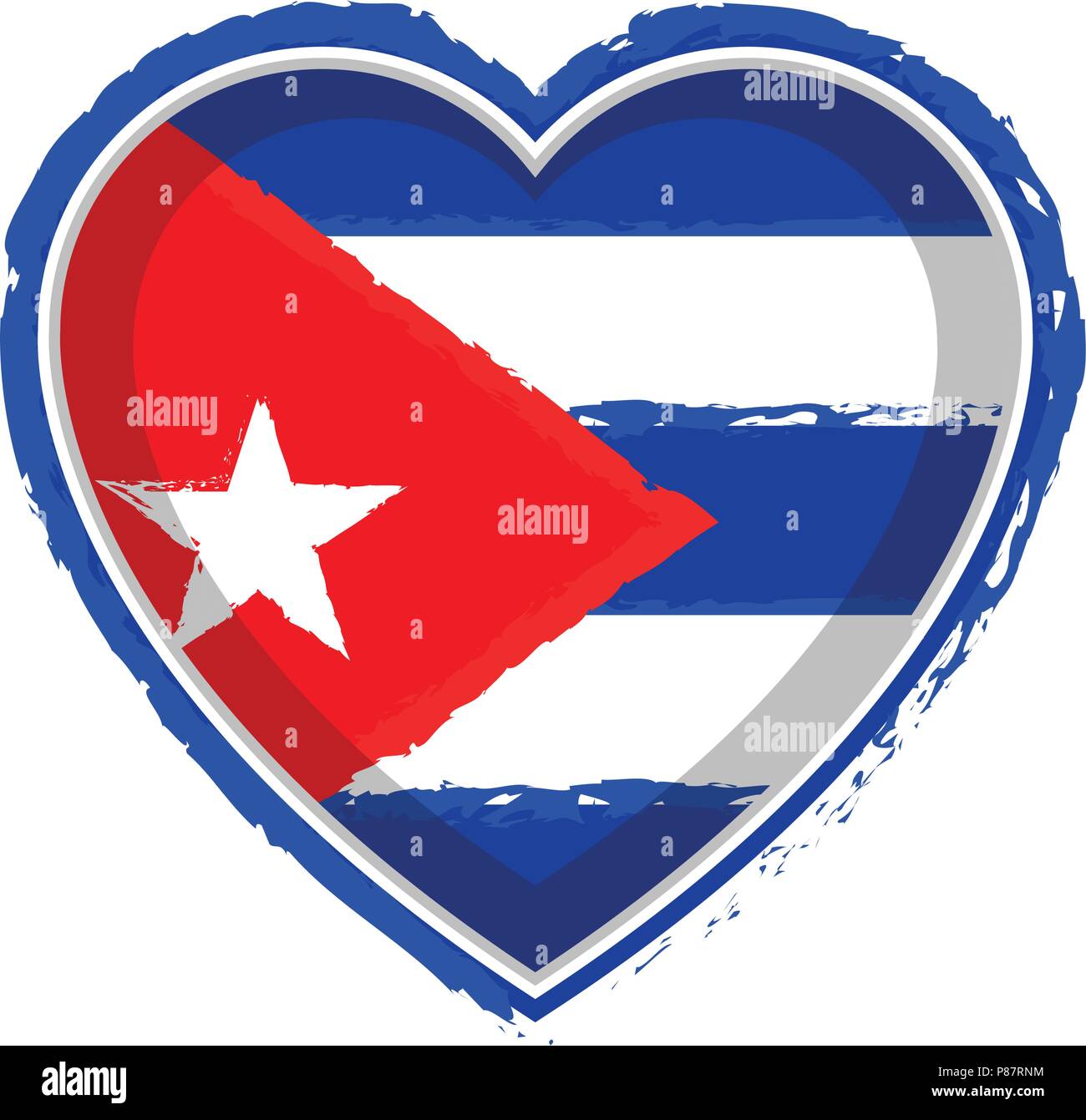 Heart of cuba Stock Vector Images - Alamy
