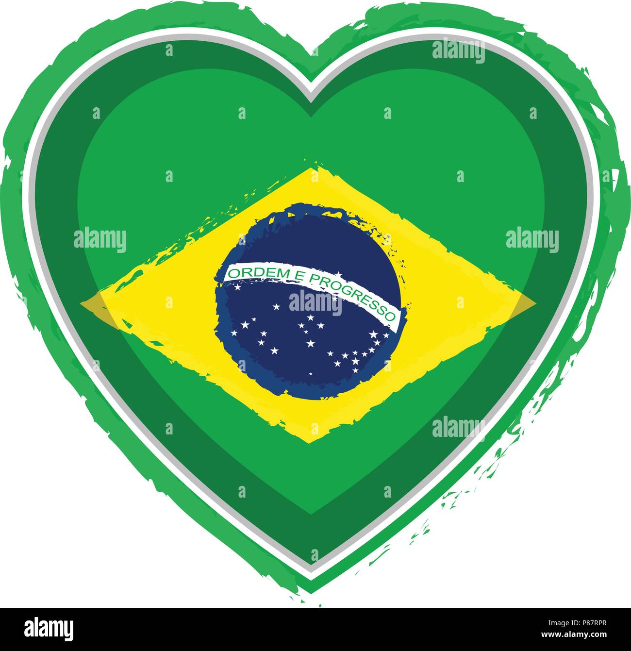 Brazilian pole flag Stock Vector Images - Alamy
