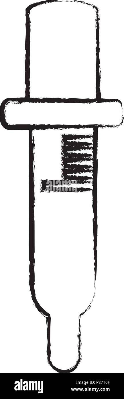 Dropper icon over white background, vector illustration Stock Vector ...