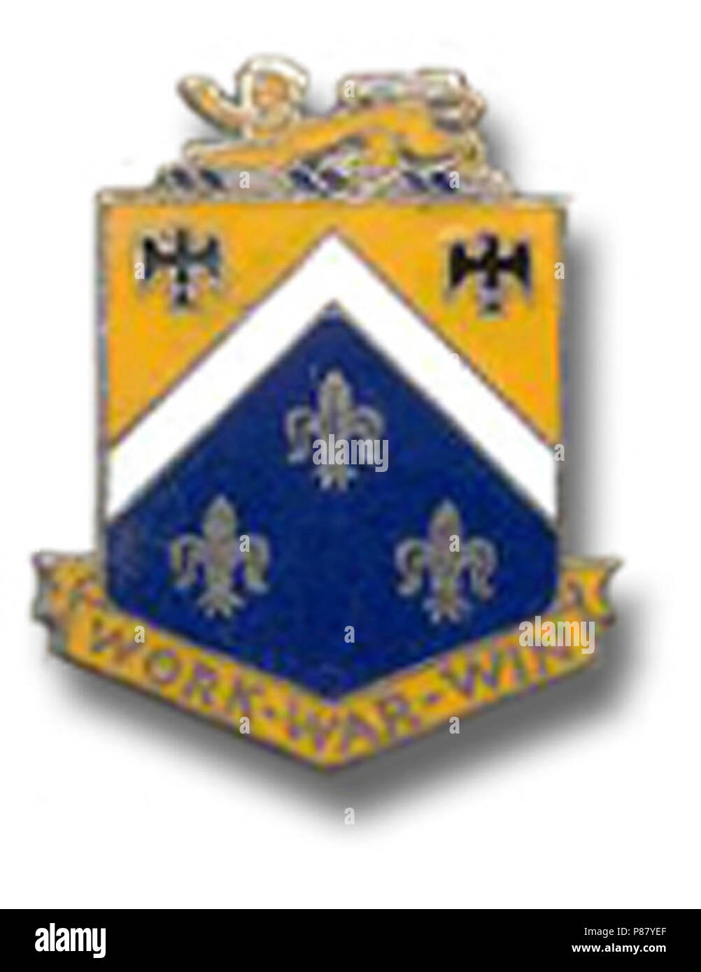 4th Trans Bn crest old Stock Photo - Alamy