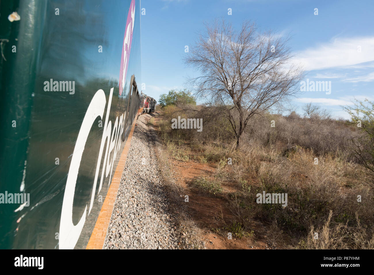 El Chepe, trains through Copper Canyon, Mexico Stock Photo - Alamy