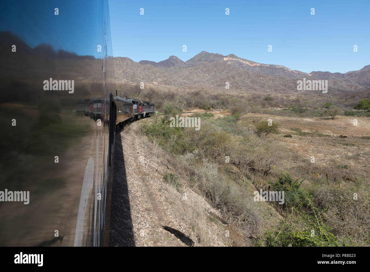 El Chepe, trains through Copper Canyon, Mexico Stock Photo - Alamy