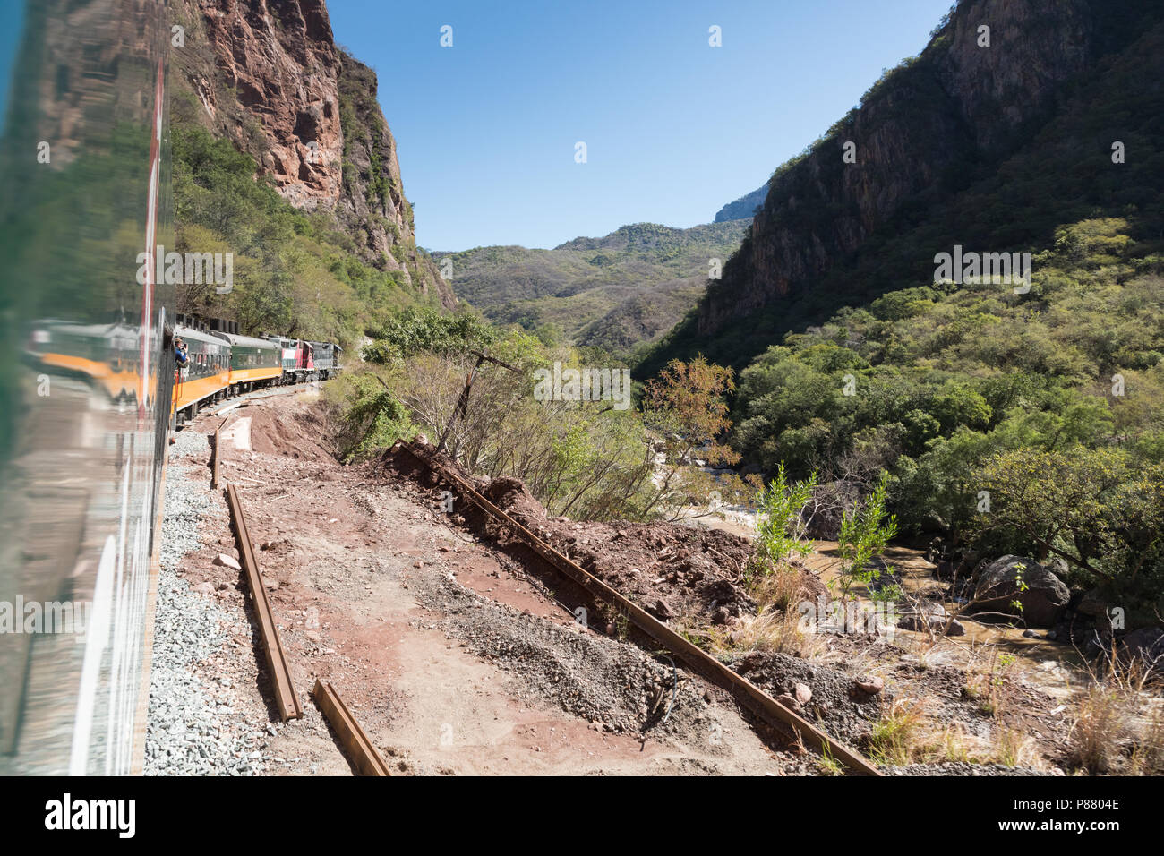 El Chepe, trains through Copper Canyon, Mexico Stock Photo - Alamy