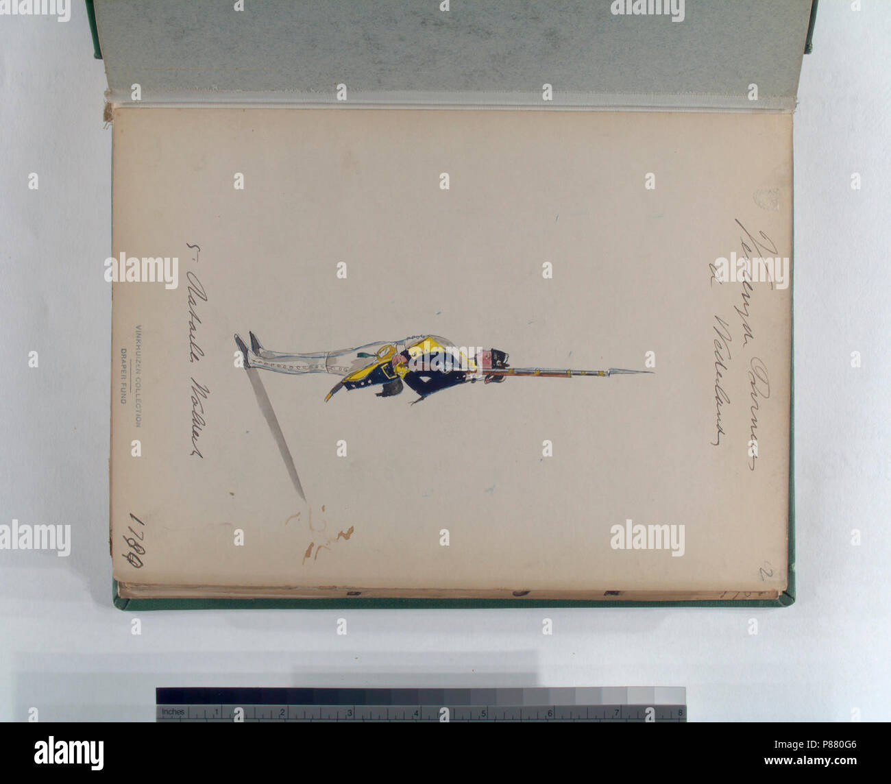 5 Bataillon Waldeck. 1784 Stock Photo - Alamy