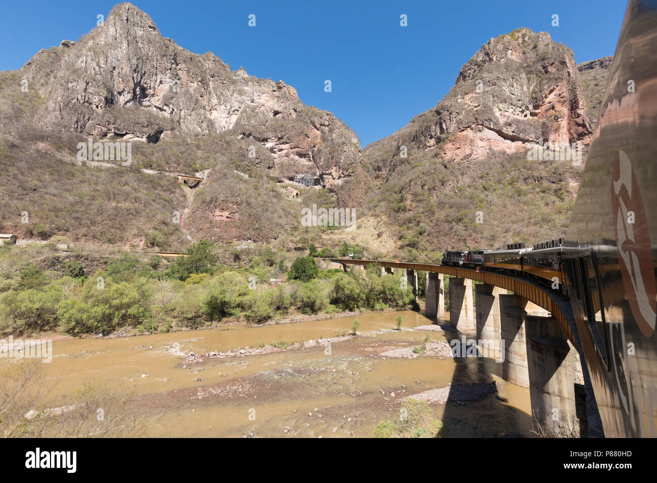 El Chepe, train through Copper Canyon, Mexico Stock Photo - Alamy