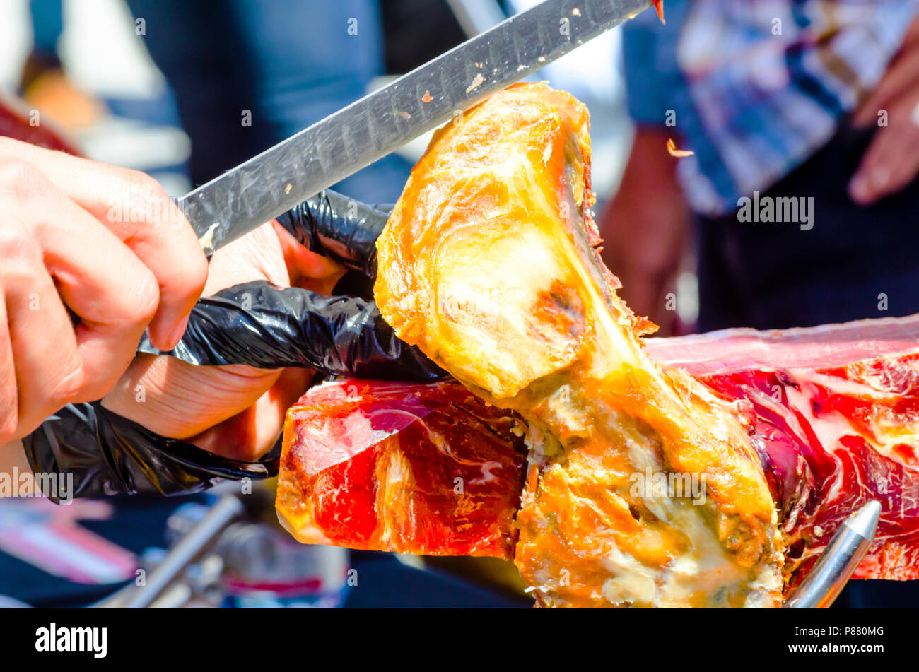 Professional iberico serrano ham hi-res stock photography and images ...