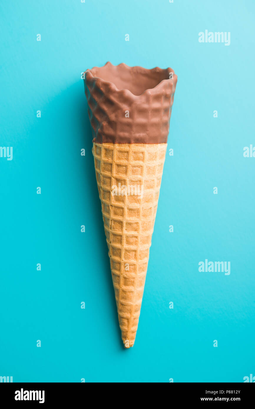 Blue ice cream and cone hi-res stock photography and images - Alamy