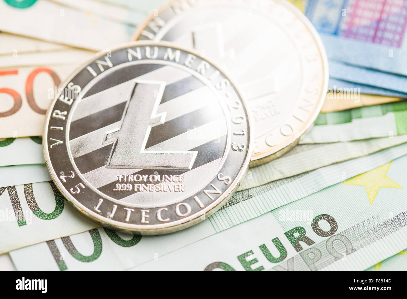 Cryptocurrency concept litecoin hi-res stock photography and images - Alamy