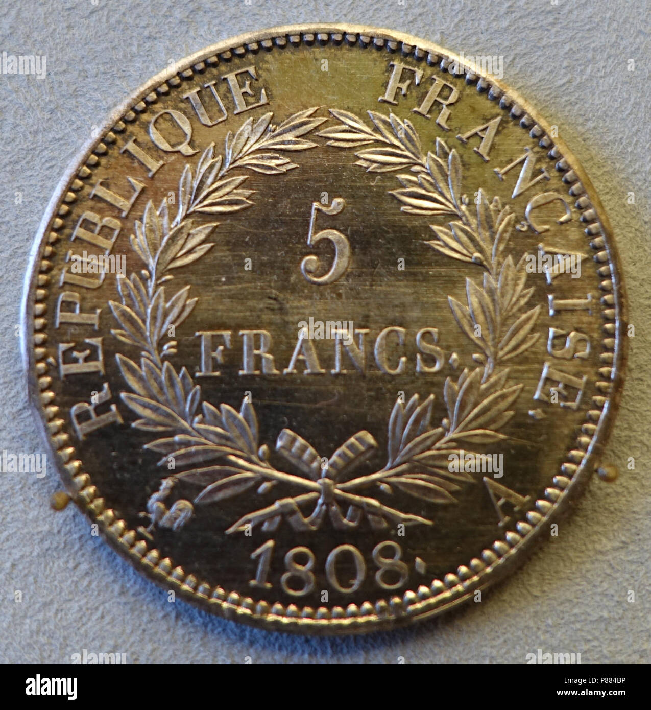 5 Francs, France, 1808 - Bode-Museum - DSC02622 Stock Photo - Alamy