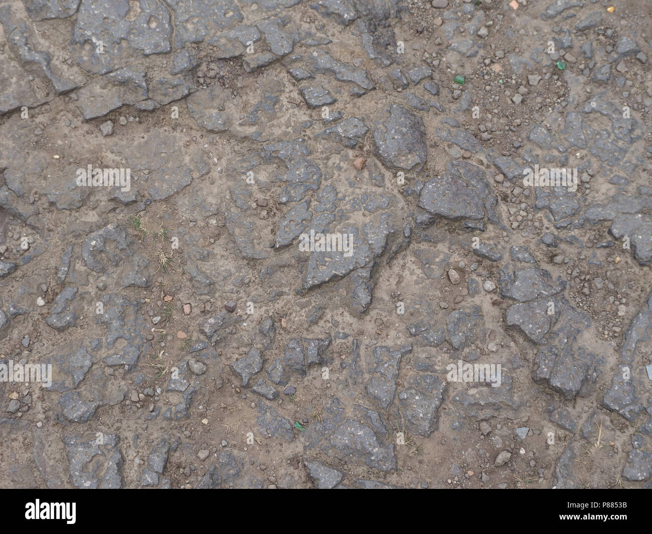 volcanic rock formed from magma erupted from a volcano Stock Photo - Alamy
