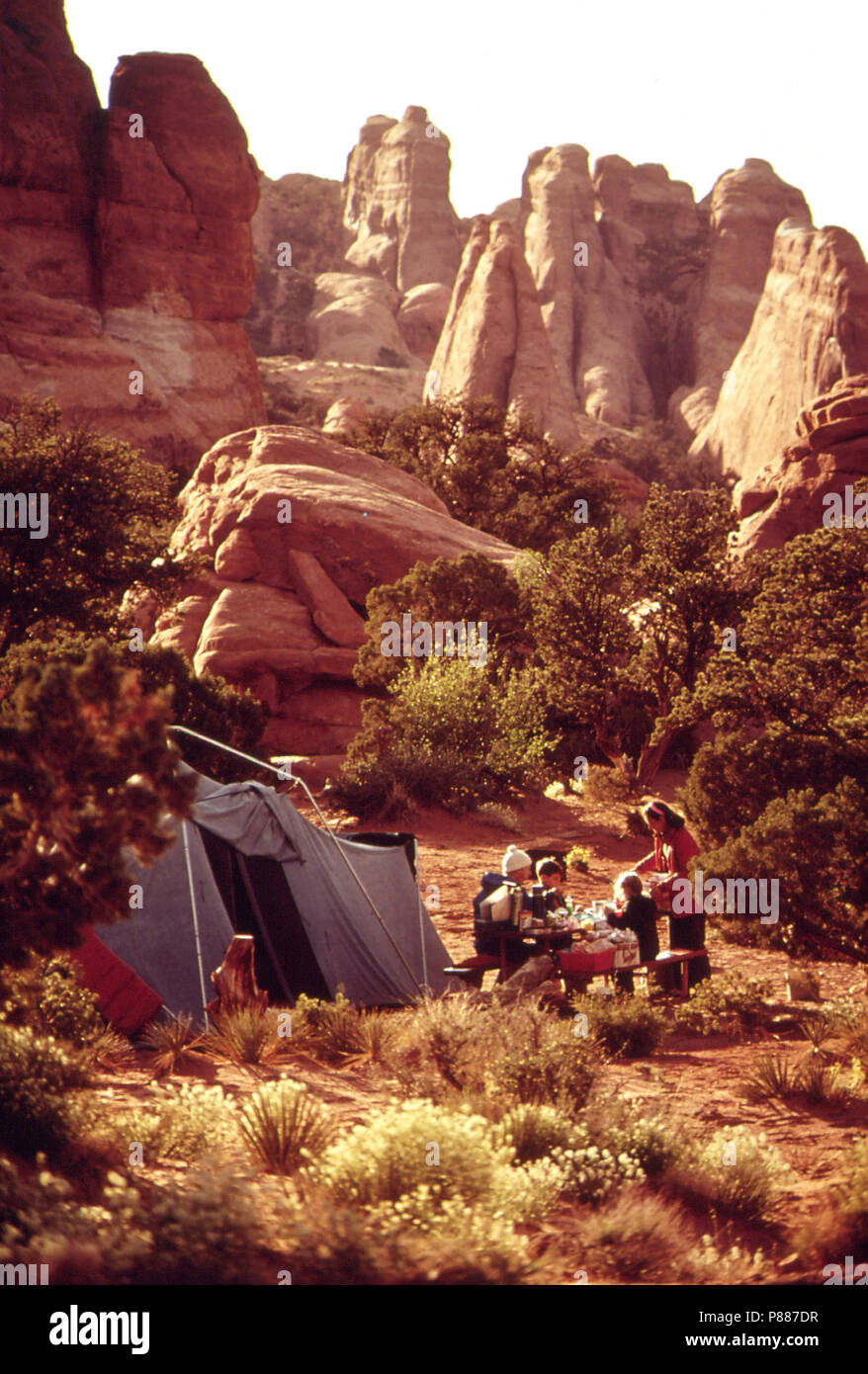 1970s devils campground hi-res stock photography and images - Alamy