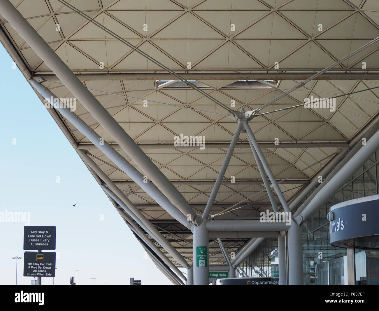 STANSTED, UK - CIRCA JUNE 2018: London Stansted airport design by ...