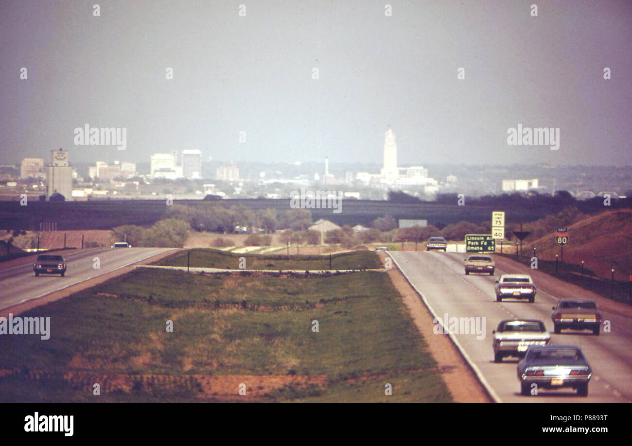 1970s interstate highway hi-res stock photography and images - Alamy