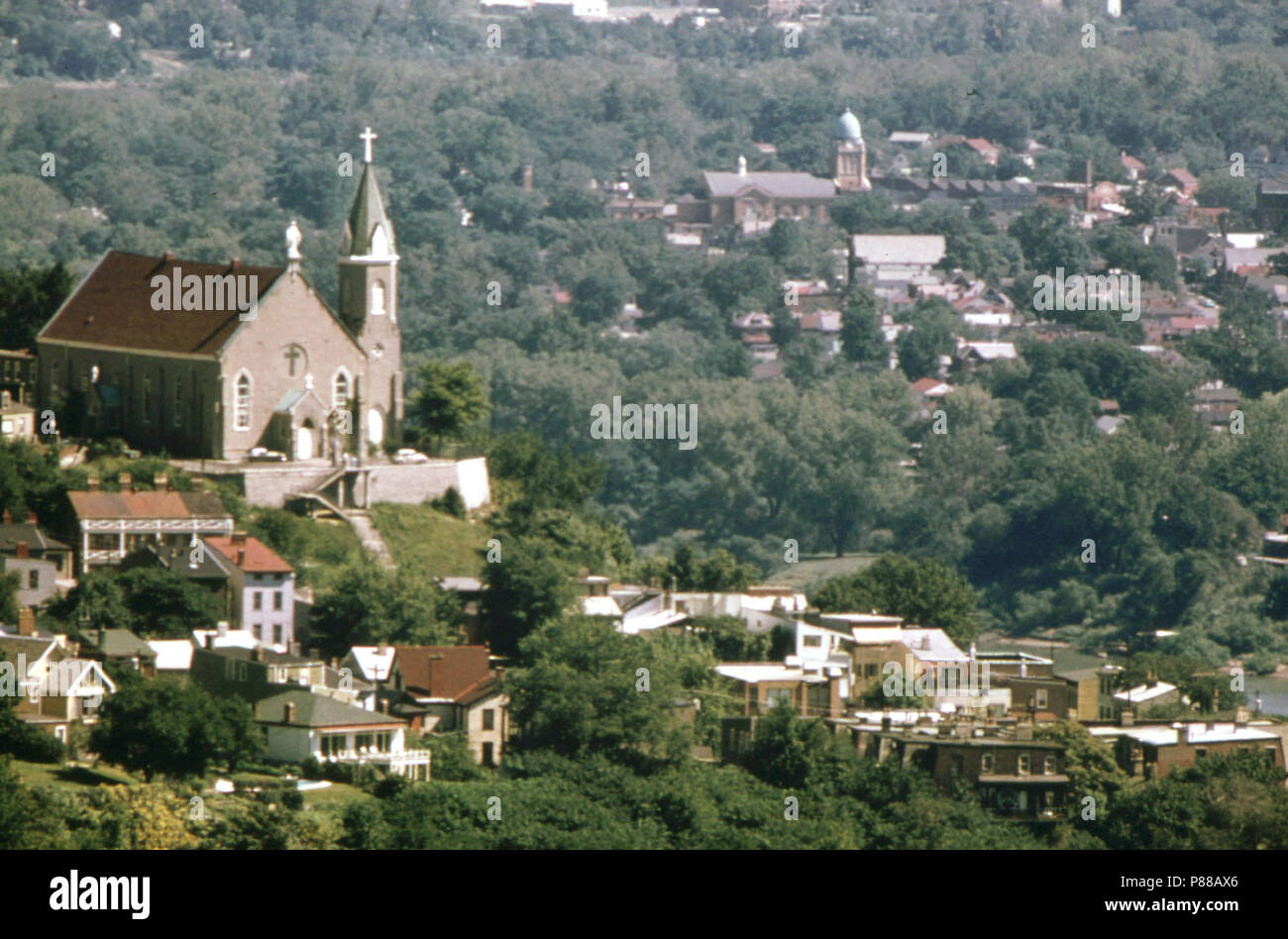 Mt. Adams with Immaculata Church at Top. Mt. Adams Is a Residential ...
