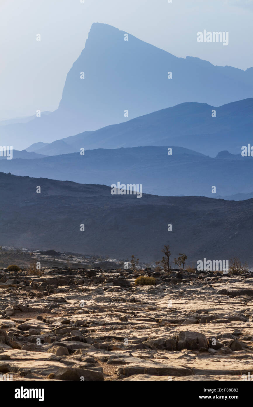 Landscape Jabal Shams, Oman Stock Photo - Alamy