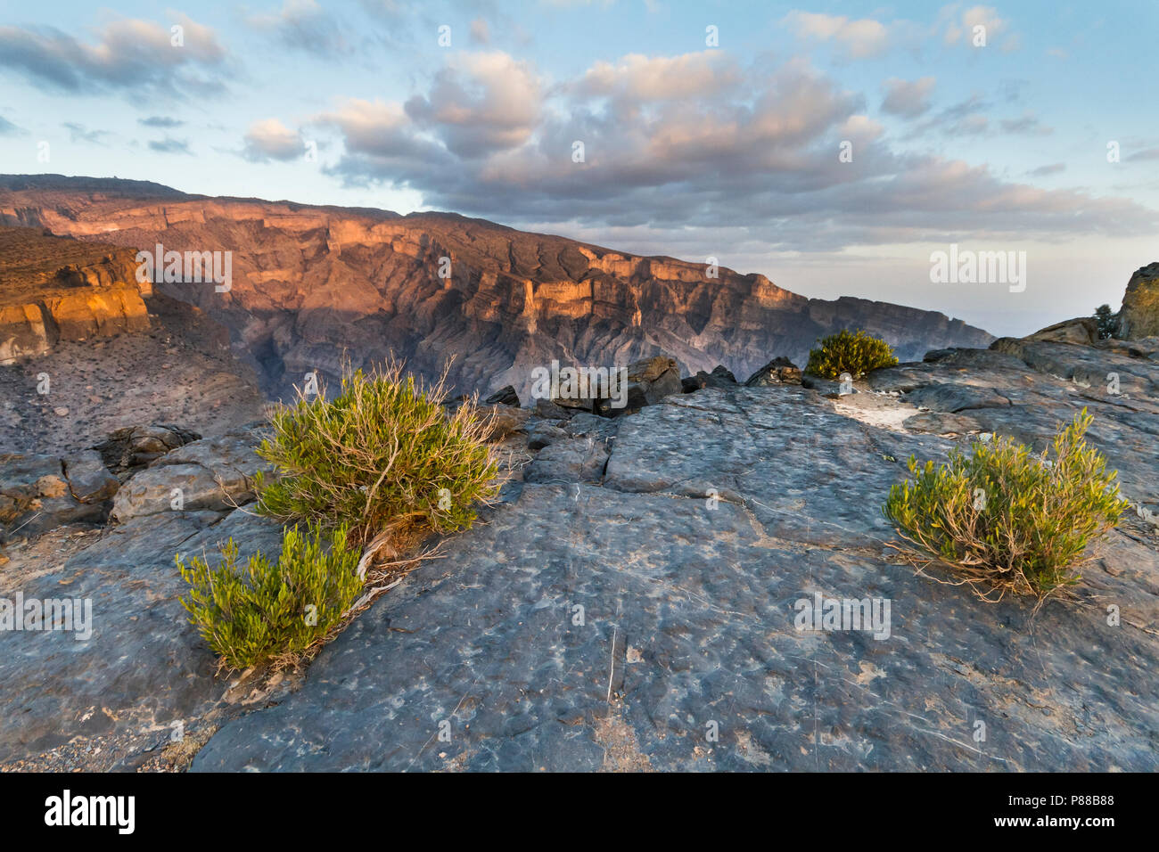 Landscape Jabal Shams, Oman Stock Photo - Alamy
