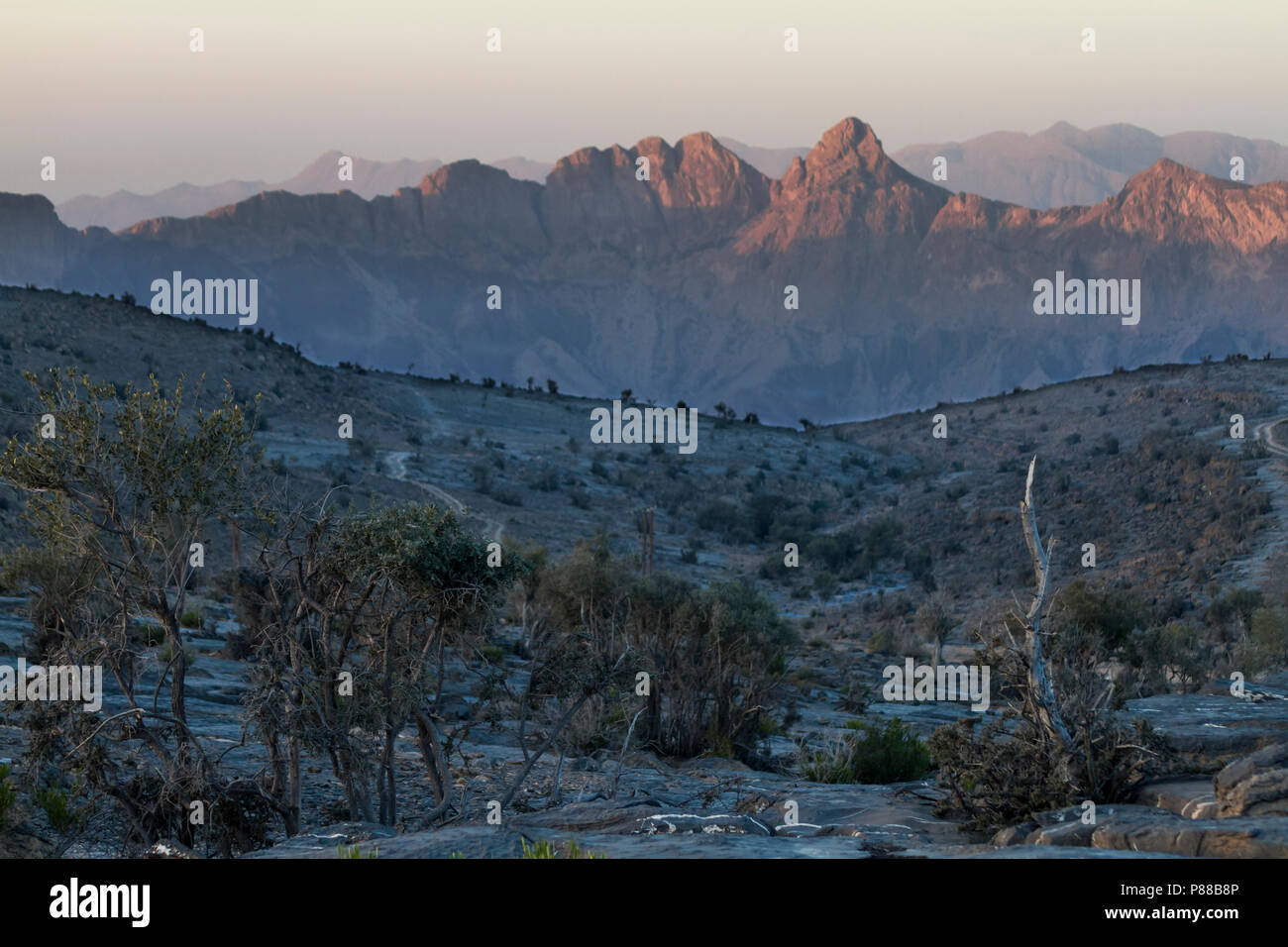 Landscape Jabal Shams, Oman Stock Photo - Alamy