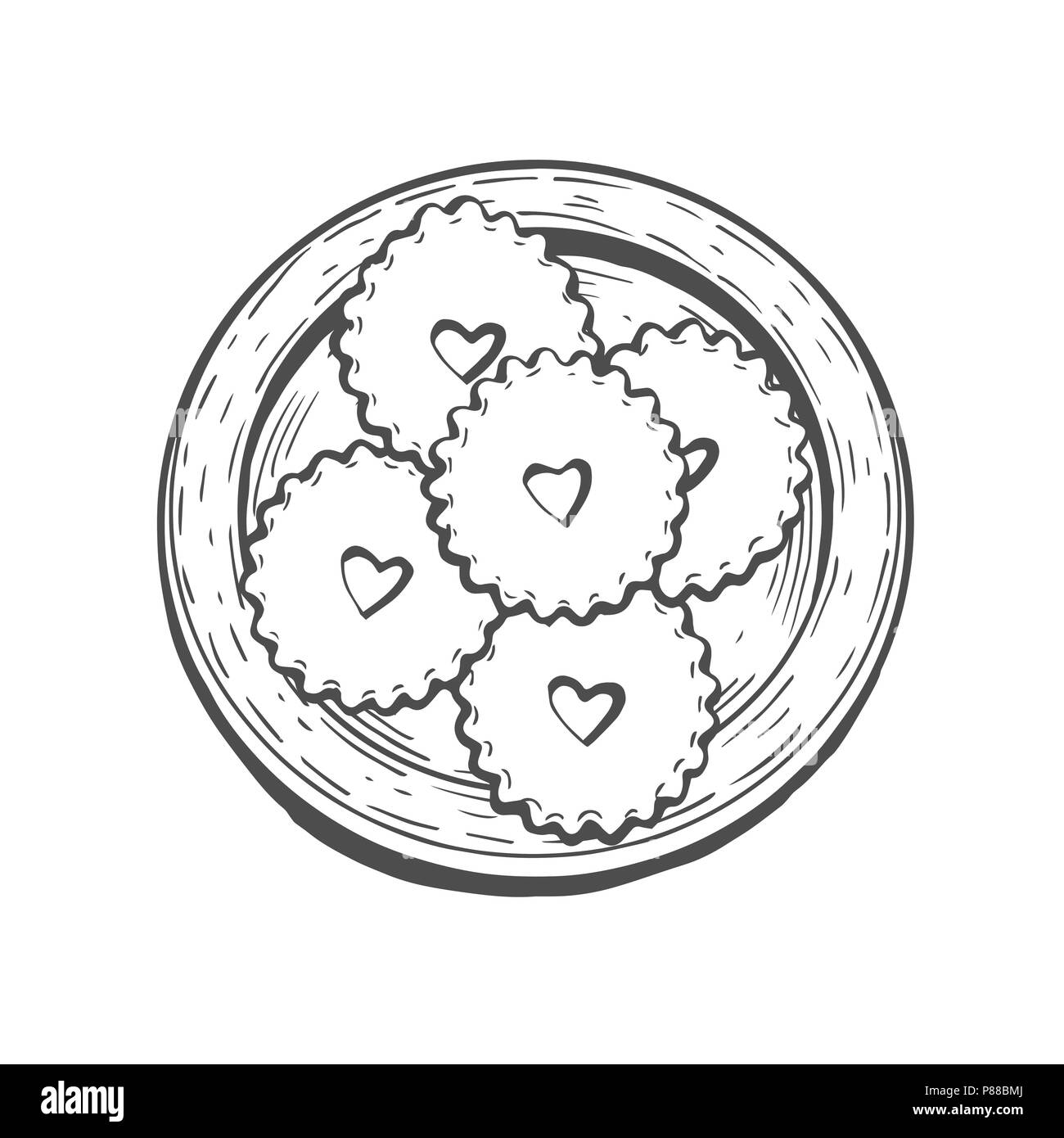 Top view traditional turkish Stock Vector Images - Alamy