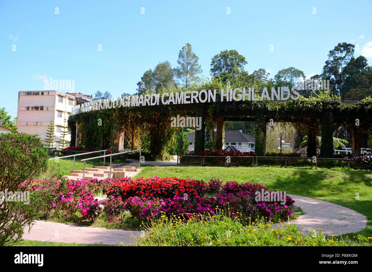 Main entrance to Agro Technology Park MARDI Tanah Rata Cameron ...