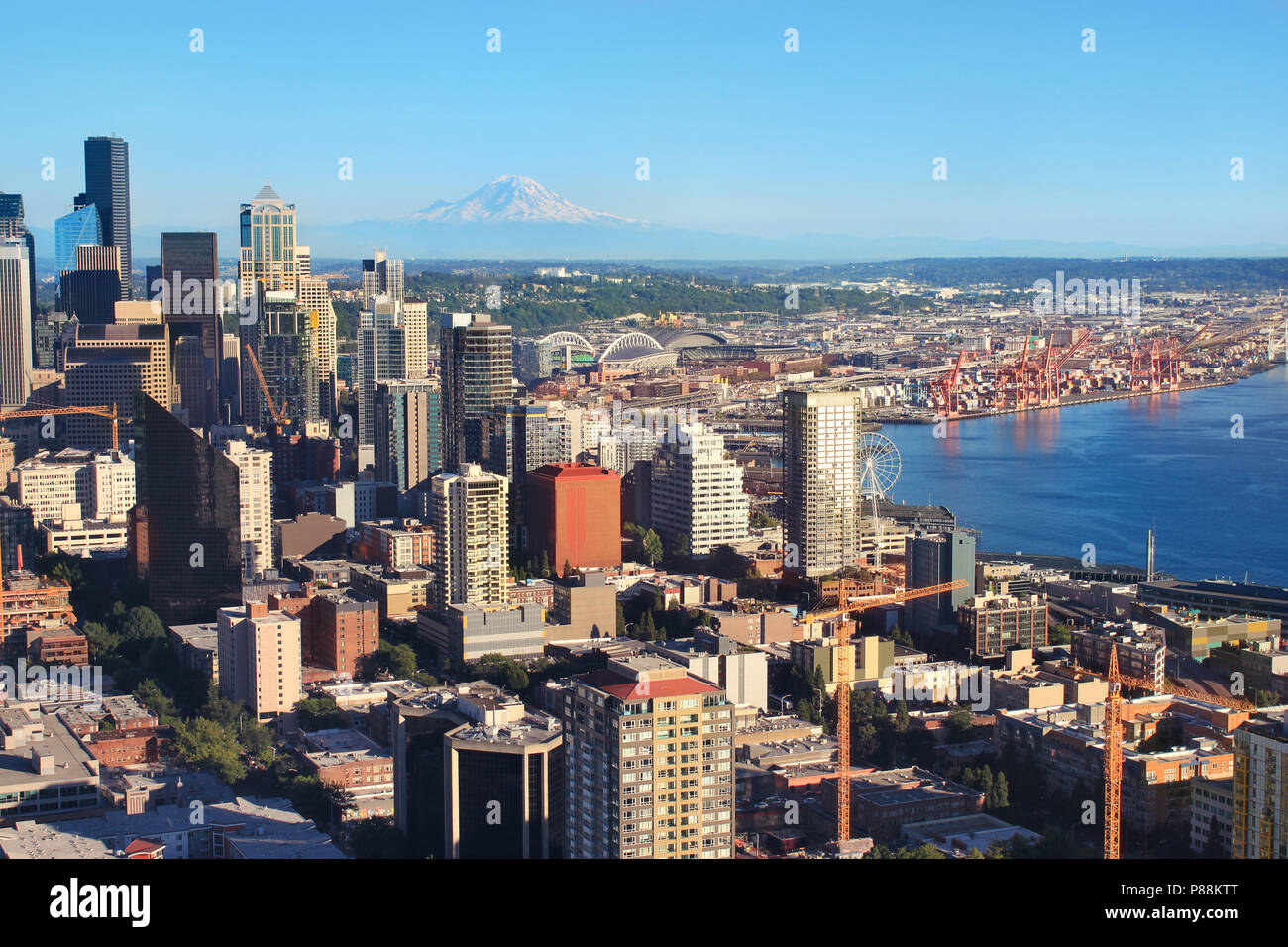 Seattle panorama hi-res stock photography and images - Alamy