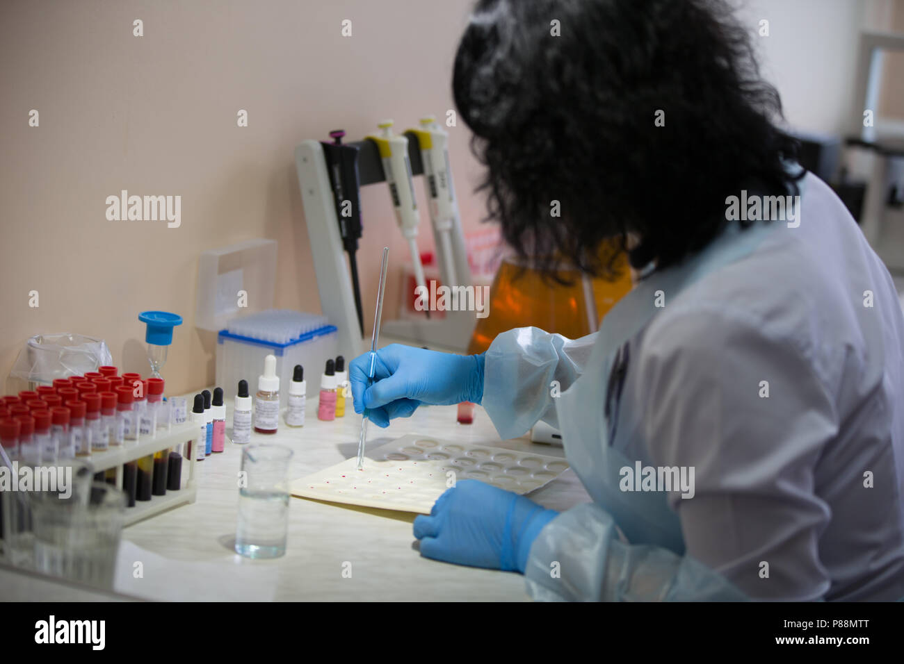 Blood transfusion station hi-res stock photography and images - Alamy