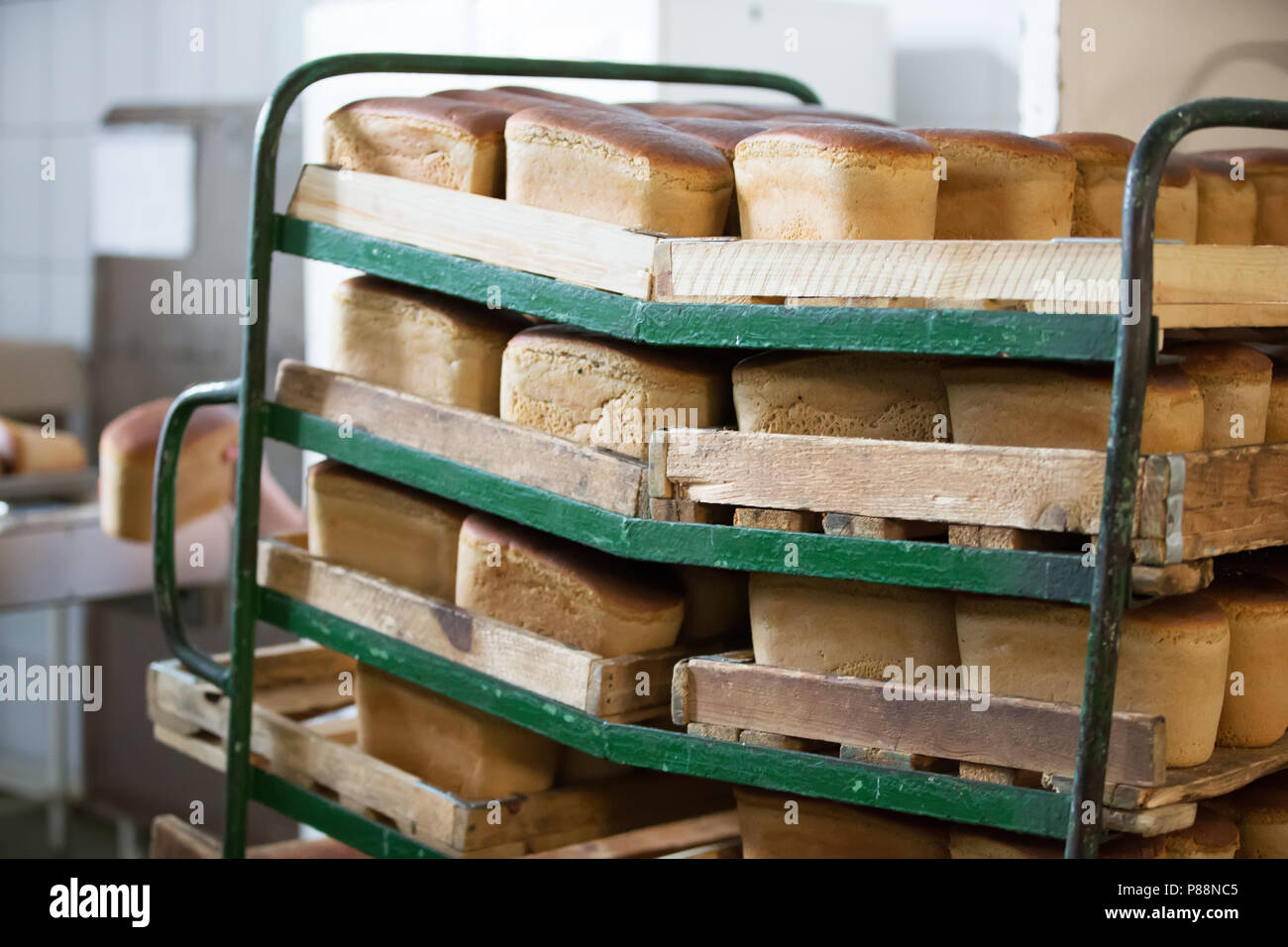 Bread on pallets for sale.Bread on pallets for sale. Bread in the ...