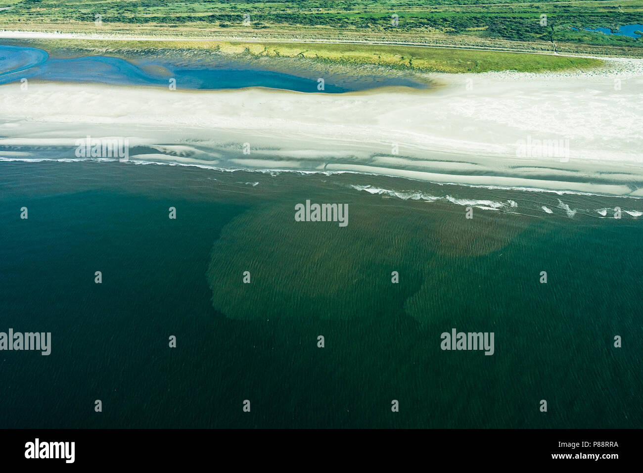 Dutch landscape seen from the air. The Netherlands photographed from ...