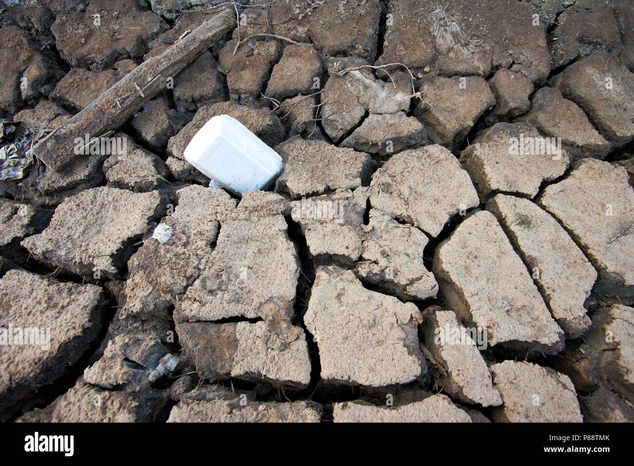 Styrofoam waste Pollution Stock Photo - Alamy