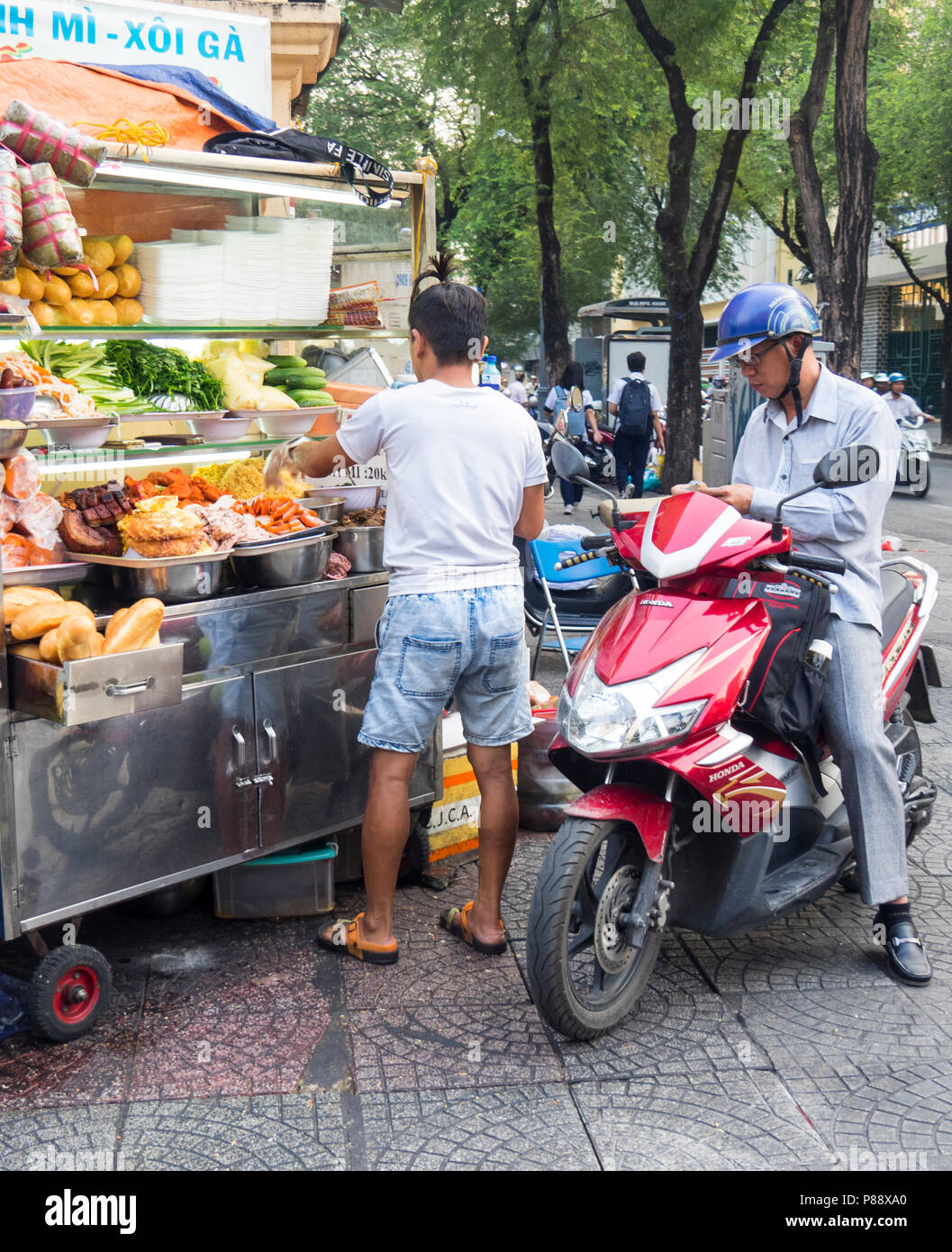 Motorcycle eating hi-res stock photography and images - Alamy