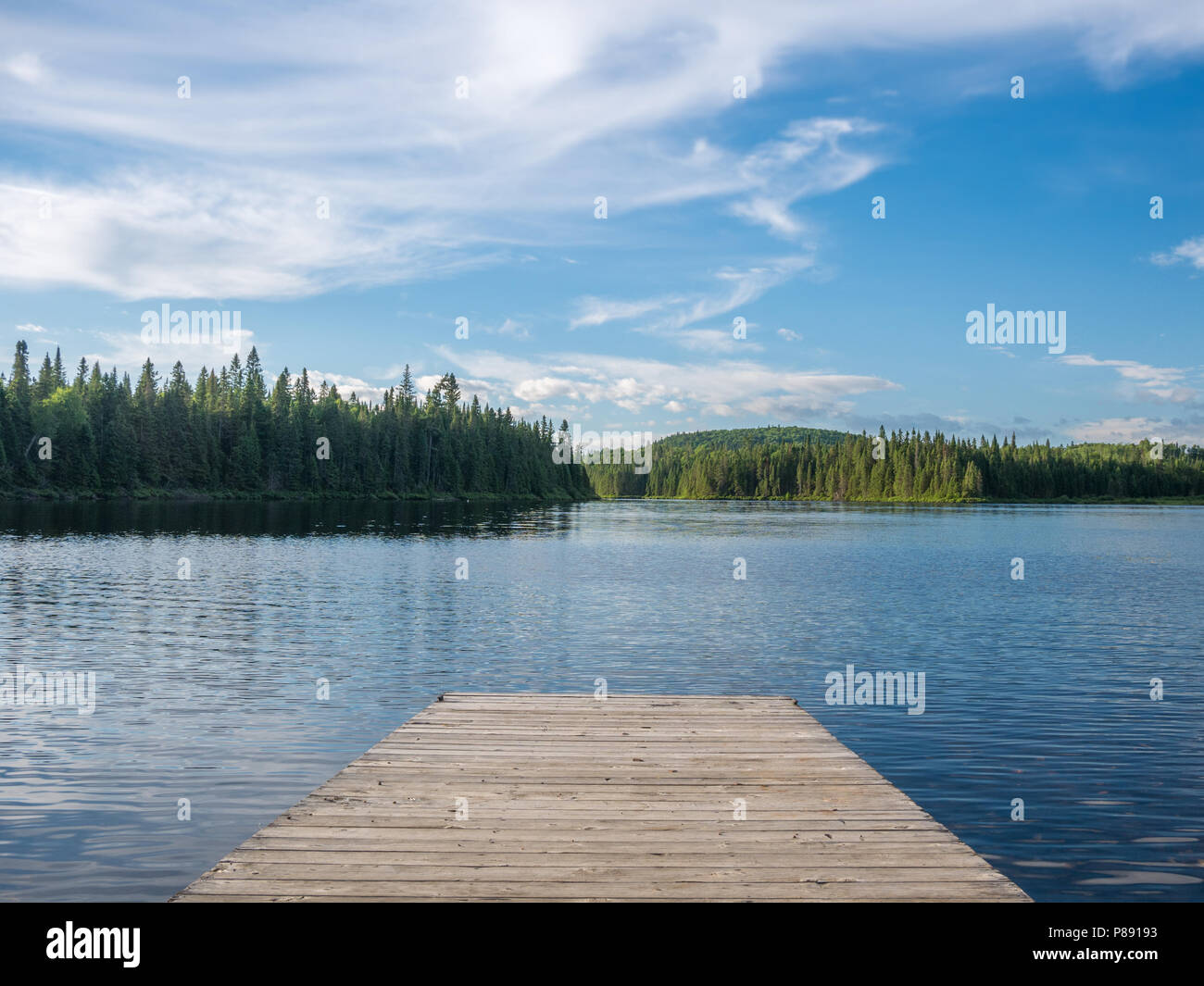 Beautiful nature landscape in a hot summer day Stock Photo - Alamy