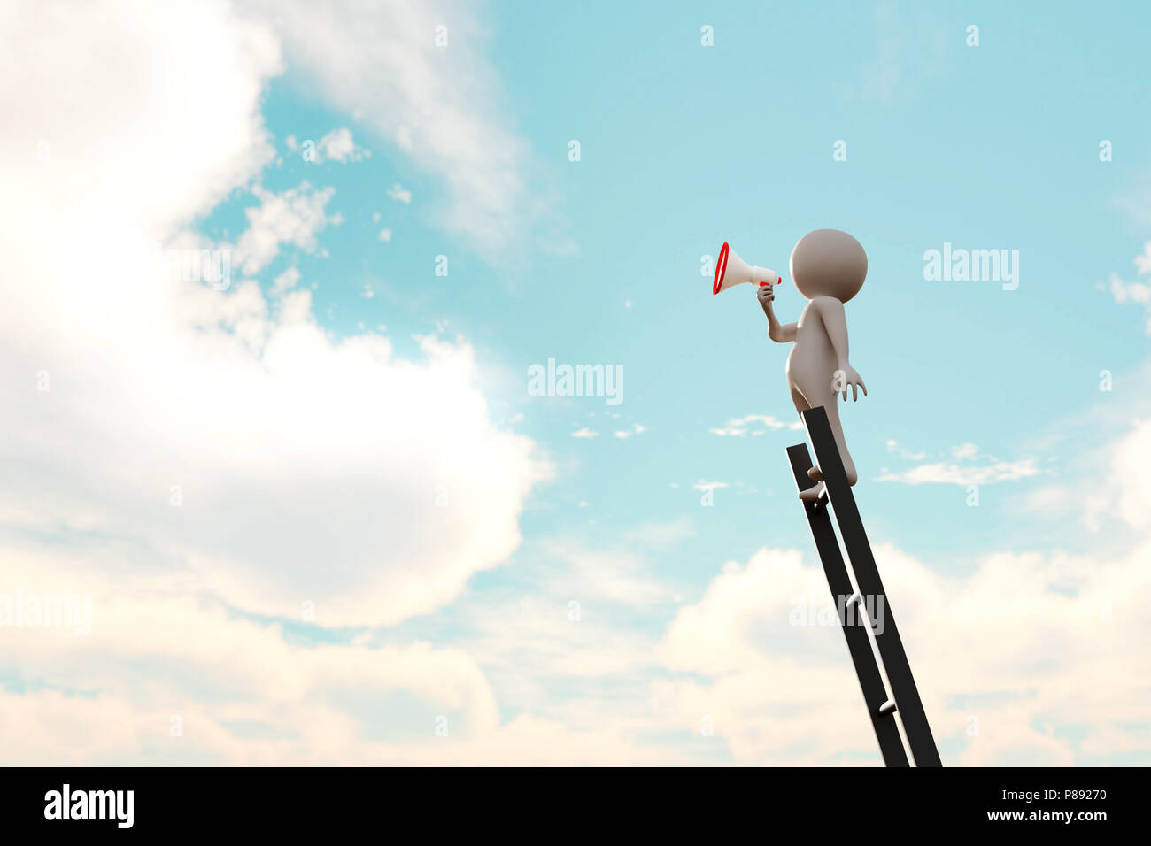 Stick man climbing hi-res stock photography and images - Alamy