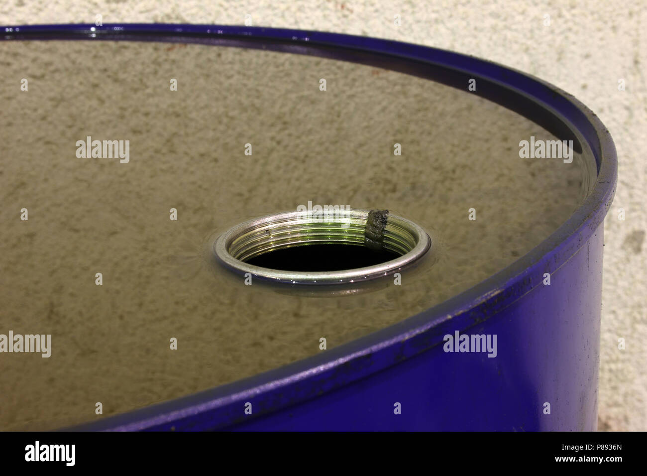 industrial oil cans Stock Photo - Alamy