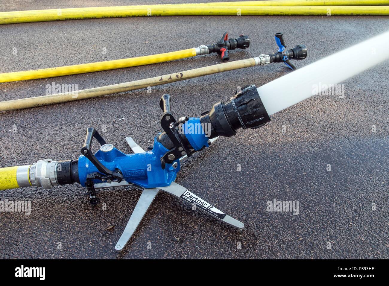 Firefighting demonstration hi-res stock photography and images - Alamy