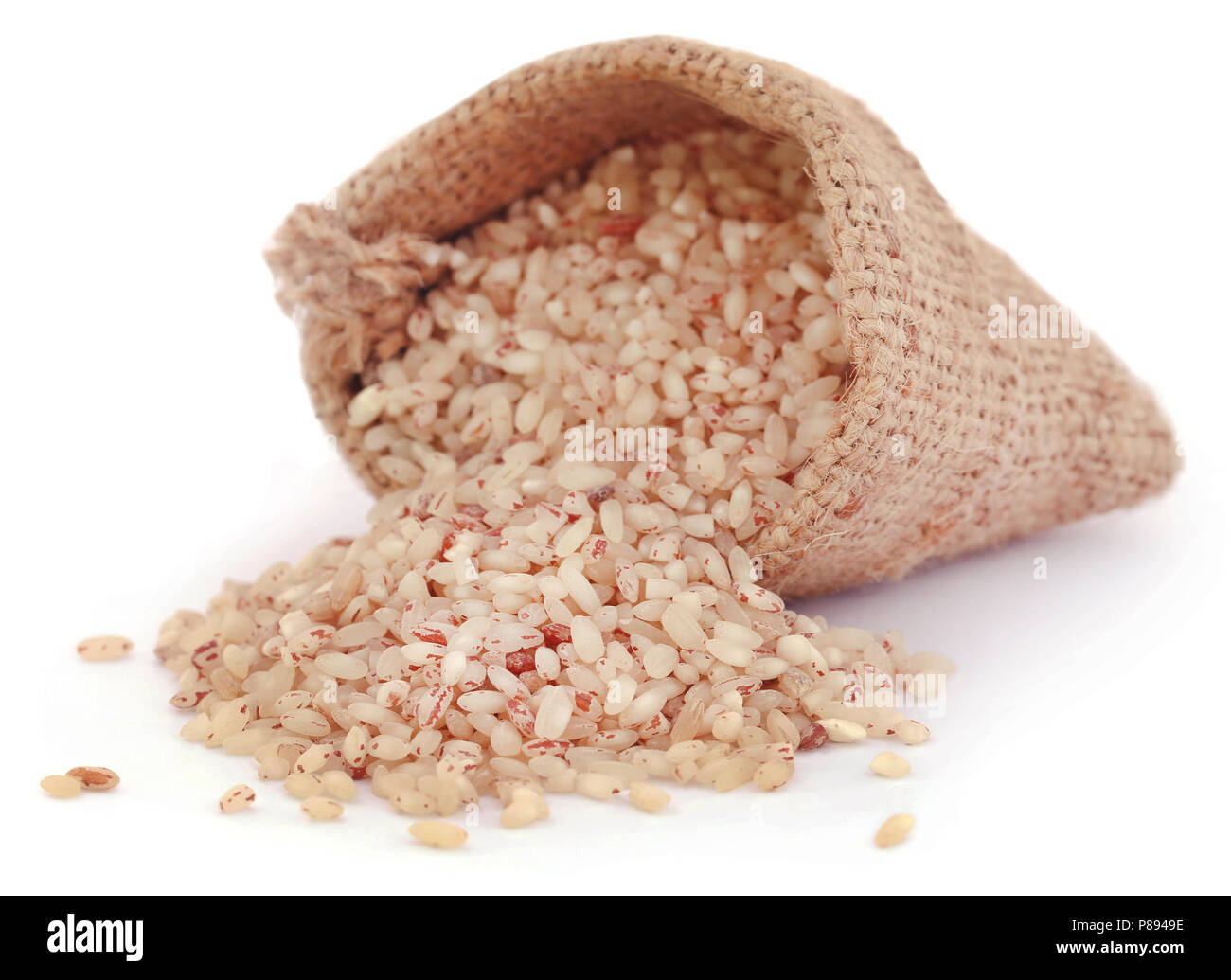 Basmati rice bag Cut Out Stock Images & Pictures - Alamy