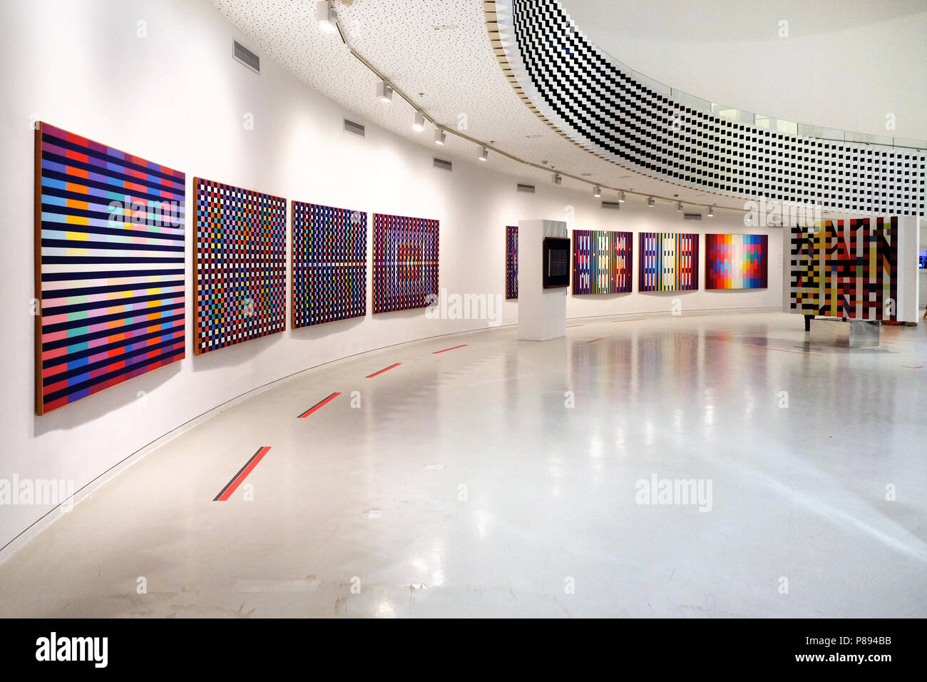 New Museum of art by Yaakov Agam - Israel, Rishon Lezion Stock Photo ...