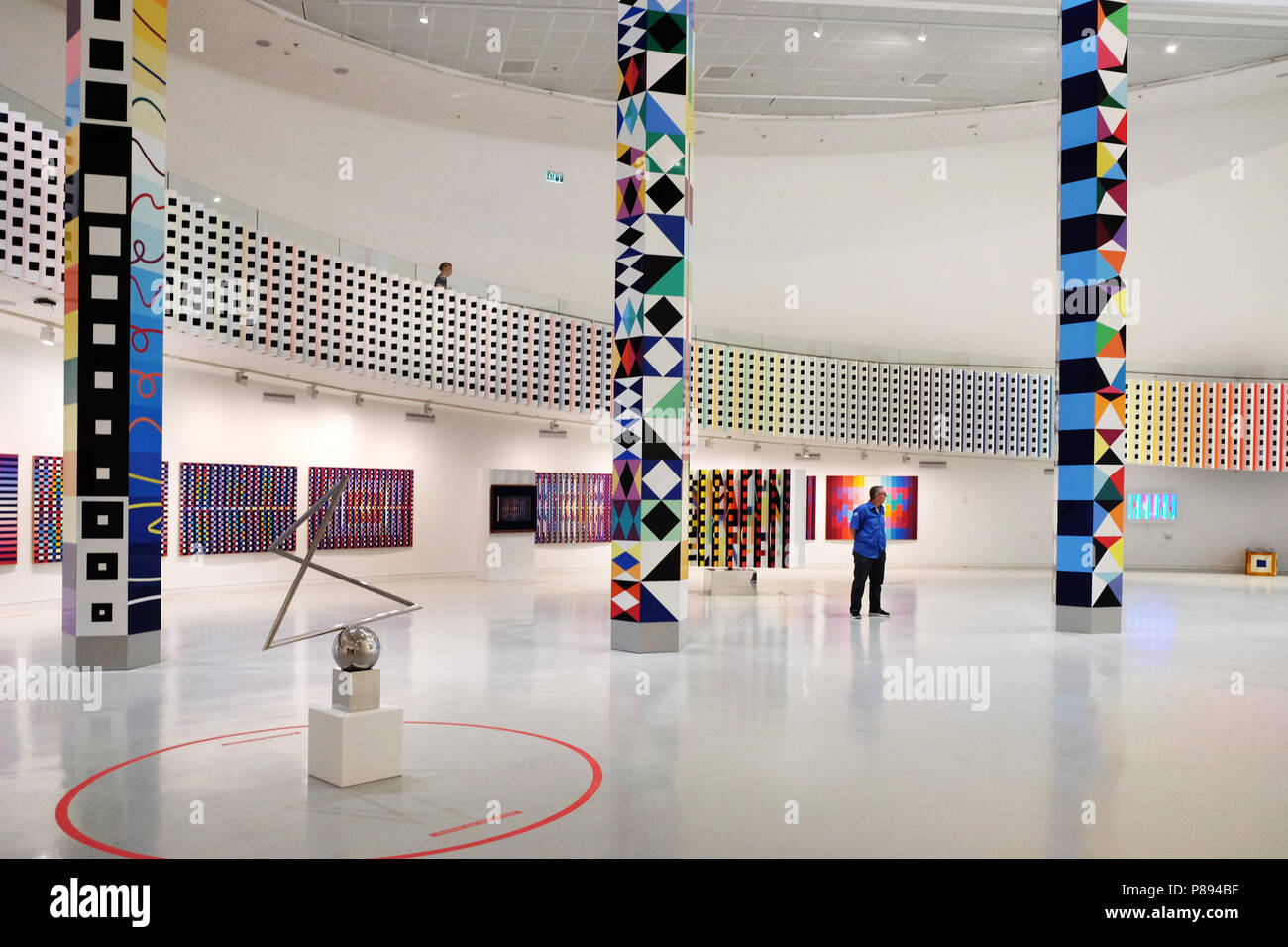 New Museum of art by Yaakov Agam - Israel, Rishon Lezion Stock Photo ...